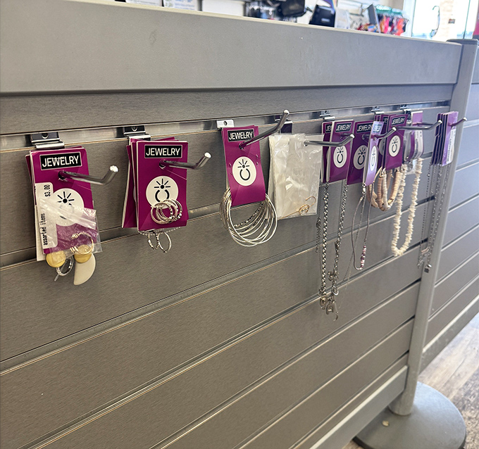 Jewelry that sparkles without the jaw-dropping price tags. From hoops to pendants, these accessories wait to complete your thrifted ensemble.