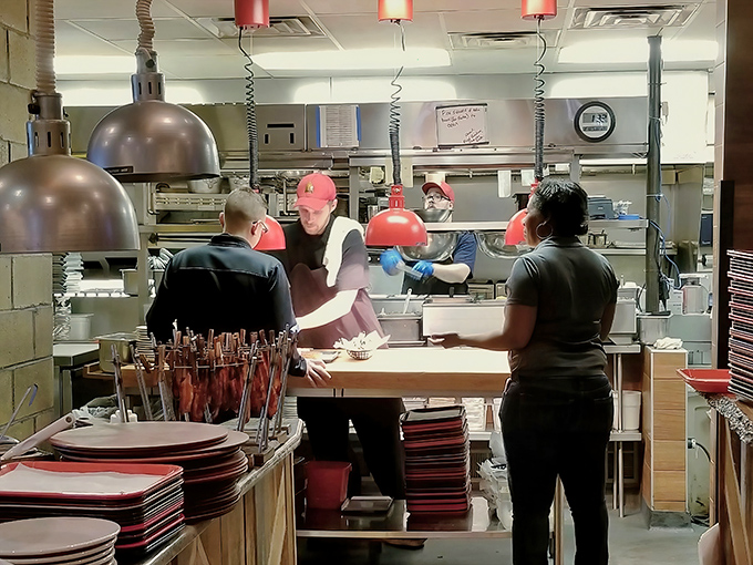 The kitchen ballet&mdash;where smoke meets fire meets skill. This is the engine room of flavor, and these are the engineers of deliciousness.