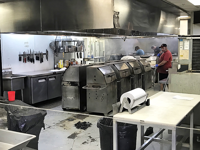 The kitchen's arsenal of Hasty-Bake ovens&mdash;Oklahoma-made weapons of mass deliciousness that give Burn Co its distinctive flavor profile.