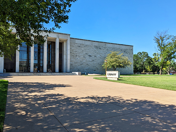 Abilene's public library stands as a monument to knowledge and community gathering, where the only membership fee is a smile.