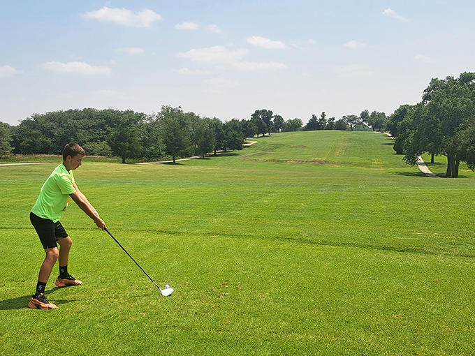 Lindsborg Golf Course offers rolling greens under endless Kansas skies. Your slice may travel three counties, but the views are worth it.