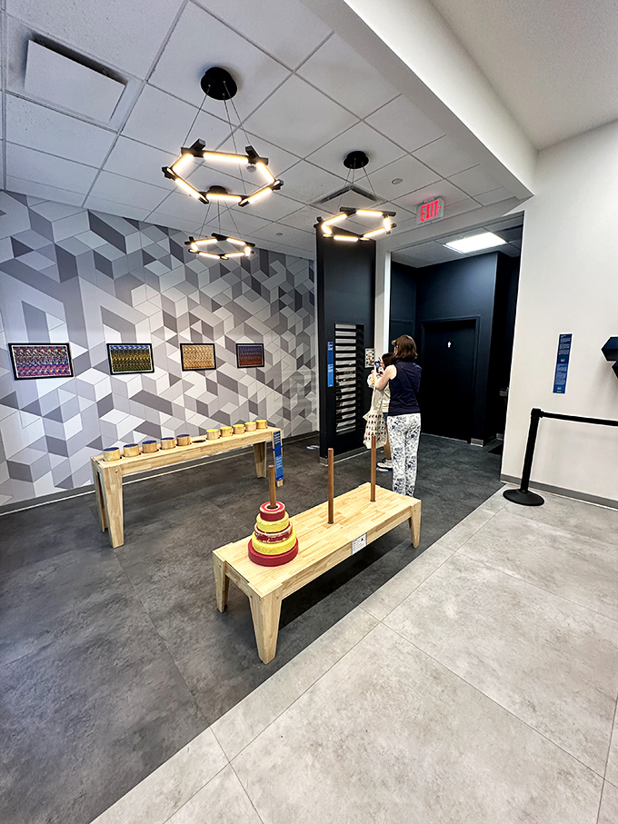 Interactive puzzles and brain teasers fill the museum's spaces, challenging visitors to engage with perception in hands-on, mind-bending ways.