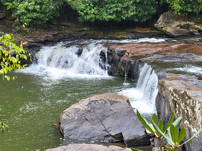 Lower Swallow Falls proves that sequels can be just as good as the original. This multi-tiered cascade creates nature's perfect soundtrack.