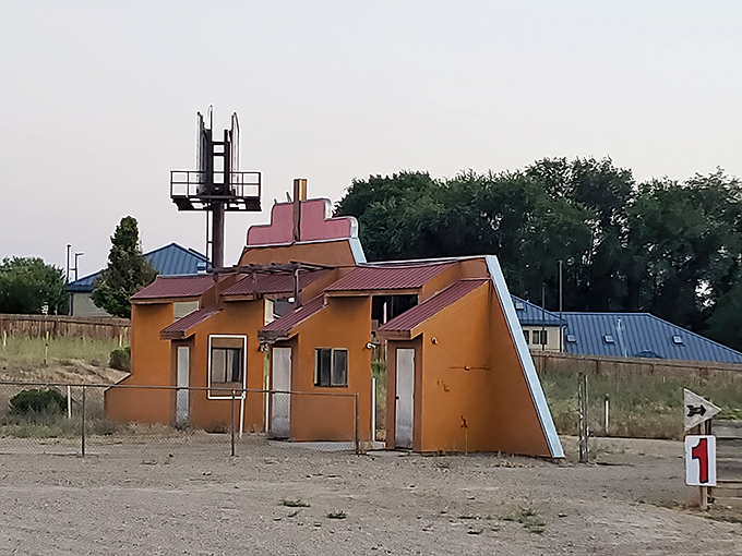 These weathered buildings have stories to tell. Like drive-in veterans, they've weathered changing entertainment trends while maintaining their essential charm.