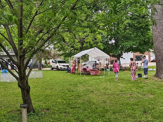 Community festivals here mean actual community, not just crowds of strangers ignoring each other while staring at their phones constantly.