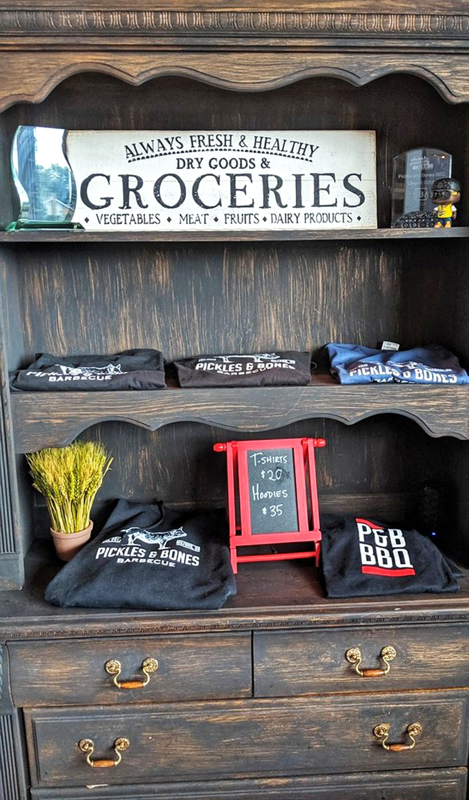 For when you need to wear your BBQ loyalty on your sleeve. Literally. Merch that lets you represent between meals.