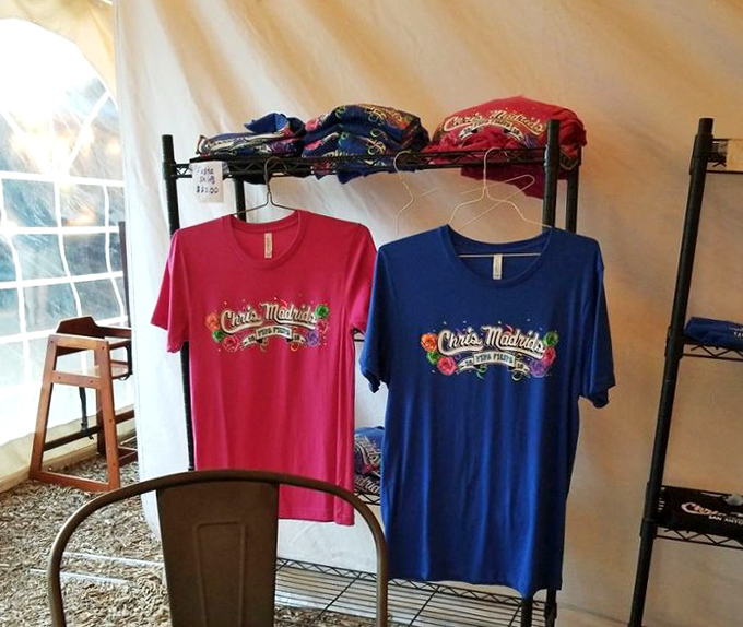 Merchandise that lets you take home everything but the taste. For that, you'll have to come back. Clever marketing strategy.