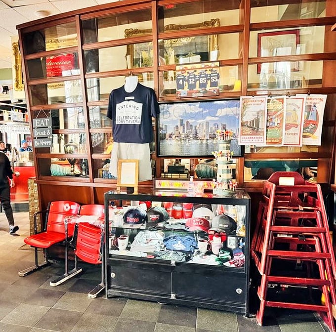 Local pride meets tavern merchandise, because when the food's this good, you'll want to advertise your excellent taste to everyone.