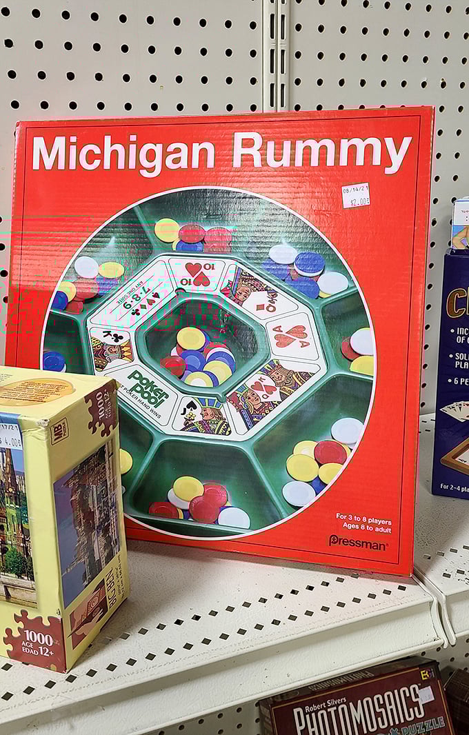 Board games that entertained families before smartphones existed. Michigan Rummy: bringing generations together through friendly gambling since forever.