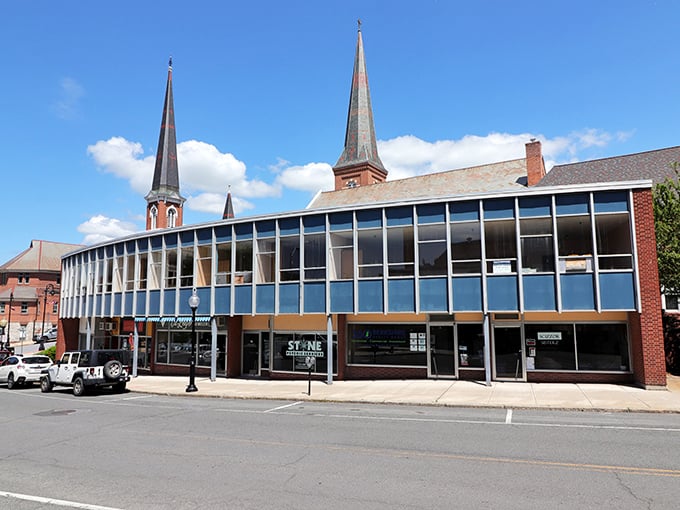 Mid-century modern meets New England tradition in this unique downtown structure, proving North Adams embraces architectural diversity like its population.