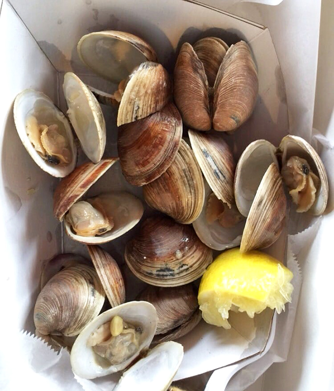 The ocean's perfect appetizer. These middleneck clams need nothing more than a squeeze of lemon to showcase their briny perfection.