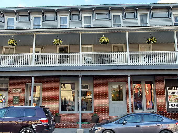 The historic Millheim Hotel stands as a testament to the town's past while serving present-day visitors seeking authentic Pennsylvania hospitality.