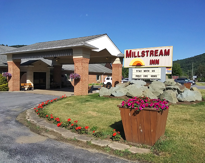 Millstream Inn sits pretty by the water, where relaxation comes as standard as morning coffee.