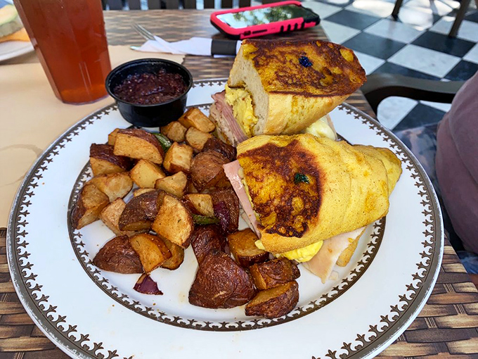 A Monte Cristo that's part breakfast, part lunch, and entirely worth the extra mile on your evening walk.