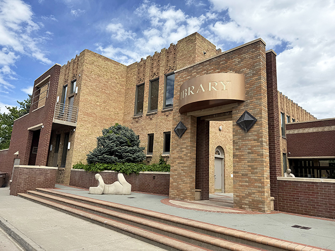 This isn't just a library; it's a castle of knowledge with architectural details that make returning books feel like a royal errand.