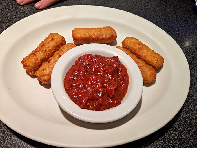 Mozzarella sticks with marinara &ndash; the appetizer that never went out of style for good reason. Crispy outside, melty inside, eternally delicious.