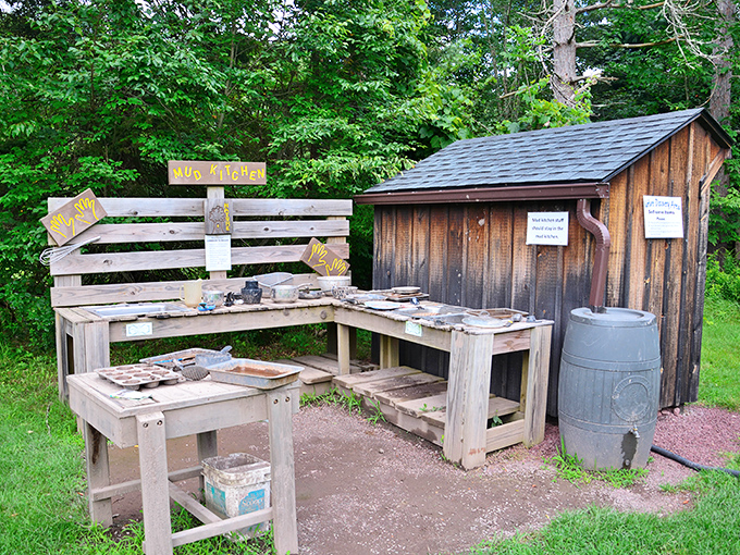 The "Mud Kitchen" isn't on any foodie tour, but it serves up the most organic fun in Pennsylvania. Five-star messy memories guaranteed.