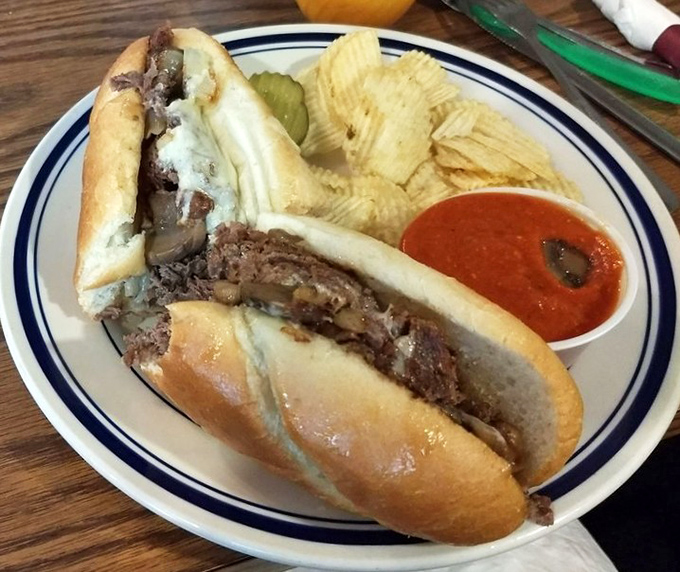 A mushroom cheesesteak that proves Pennsylvania knows its sandwiches beyond Philadelphia. Hearty, savory, and demanding to be devoured.