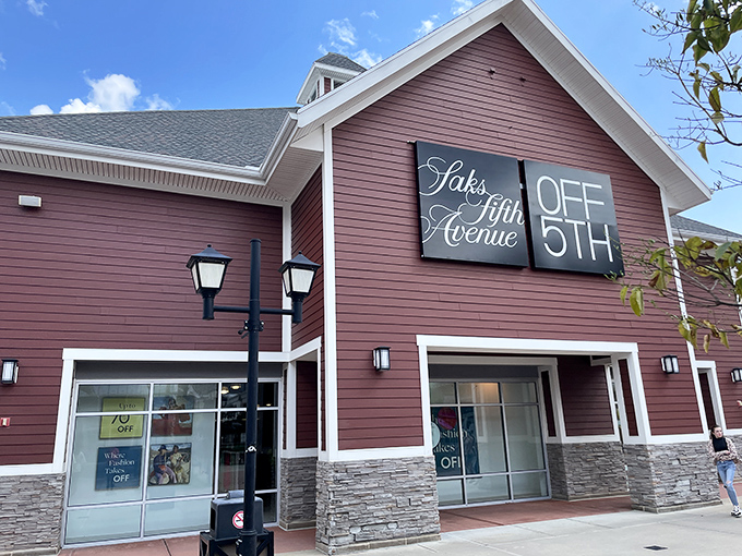 Saks OFF 5TH: The place where "I could never afford that" transforms into "I'll take two" faster than you can say "additional 40% off."