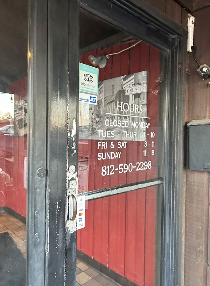 Hours posted clearly &ndash; because nothing's worse than driving across town for a steak only to find locked doors and crushed dreams.