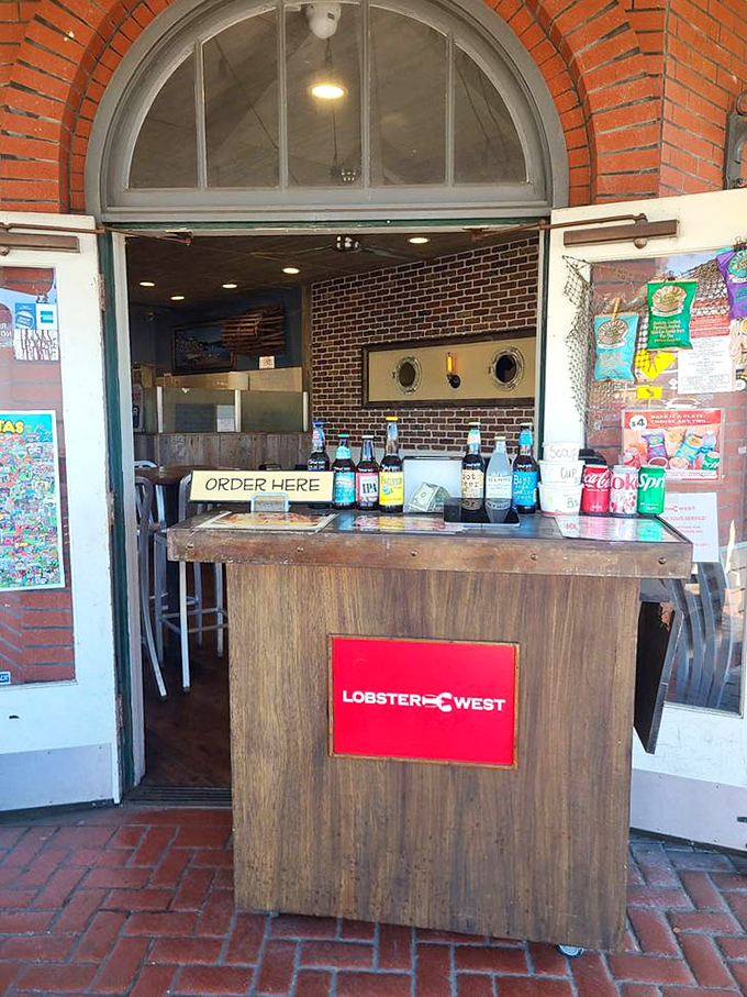The entrance doubles as an ordering station with craft beers standing at attention. First impressions matter, and this one says "quality awaits."