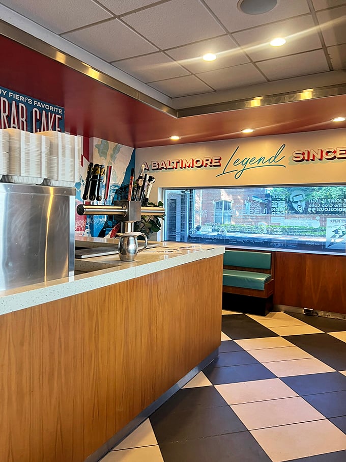 "A Baltimore Legend Since 1948" isn't just signage&mdash;it's a testament to decades of feeding the city's hungry souls with consistency and care.