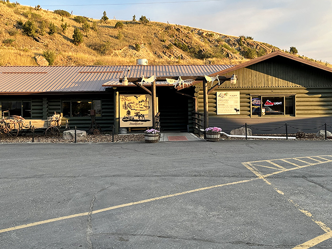 Parking lot or portal to paradise? Your chariot awaits to whisk you away to a world of mouthwatering meats and Montana hospitality. 