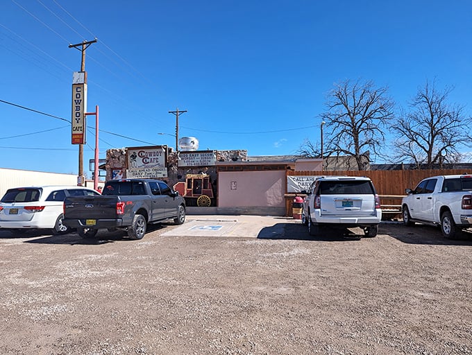 A full parking lot in the middle of the day tells you everything about this place's reputation.
