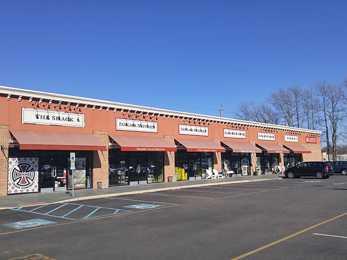 The brick-and-mortar side of Manahawkin's marketplace&mdash;where permanent shops offer climate-controlled treasure hunting year-round.
