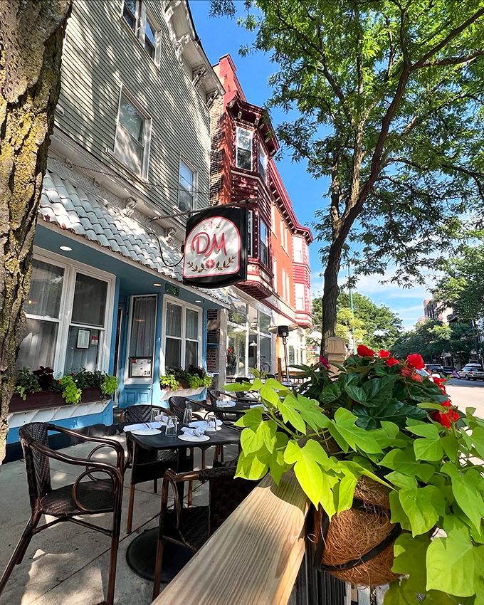 When weather permits, the sidewalk patio offers prime people-watching opportunities alongside your exceptional French bistro fare&mdash;pure perfection, really.