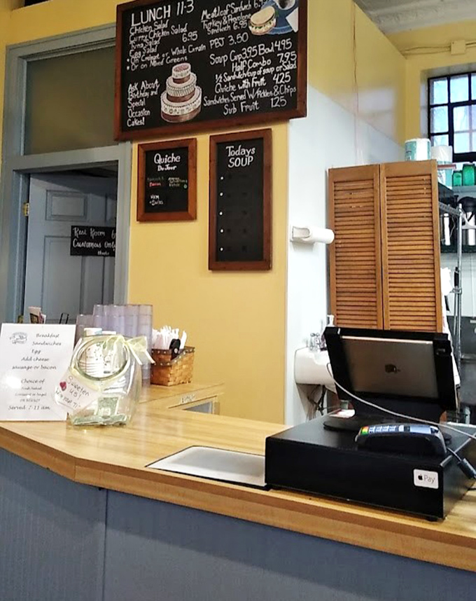 The counter where transactions happen, but more importantly, where locals exchange neighborhood news and visitors get insider tips.