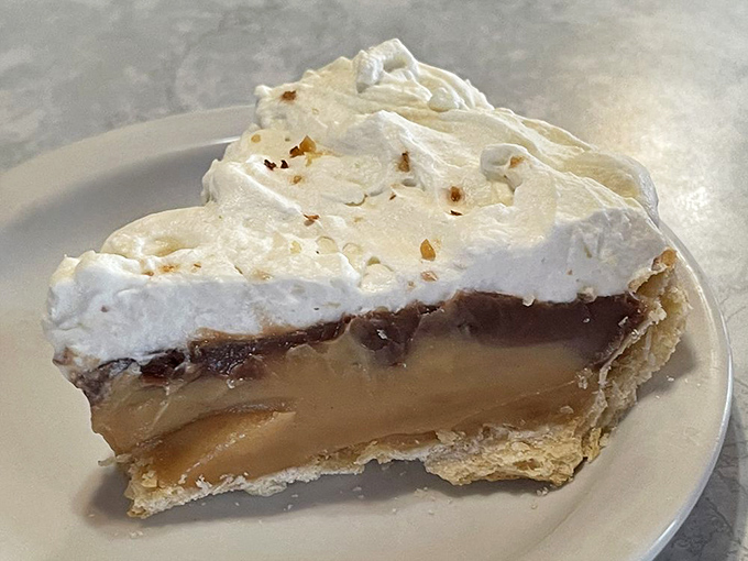 Layer upon heavenly layer, this pie doesn't just satisfy your sweet tooth&mdash;it throws it a parade complete with confetti.