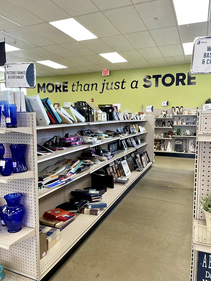 "MORE than just a STORE" isn't just a slogan&mdash;it's the truth. These shelves hold picture frames and endless possibilities for your memories.