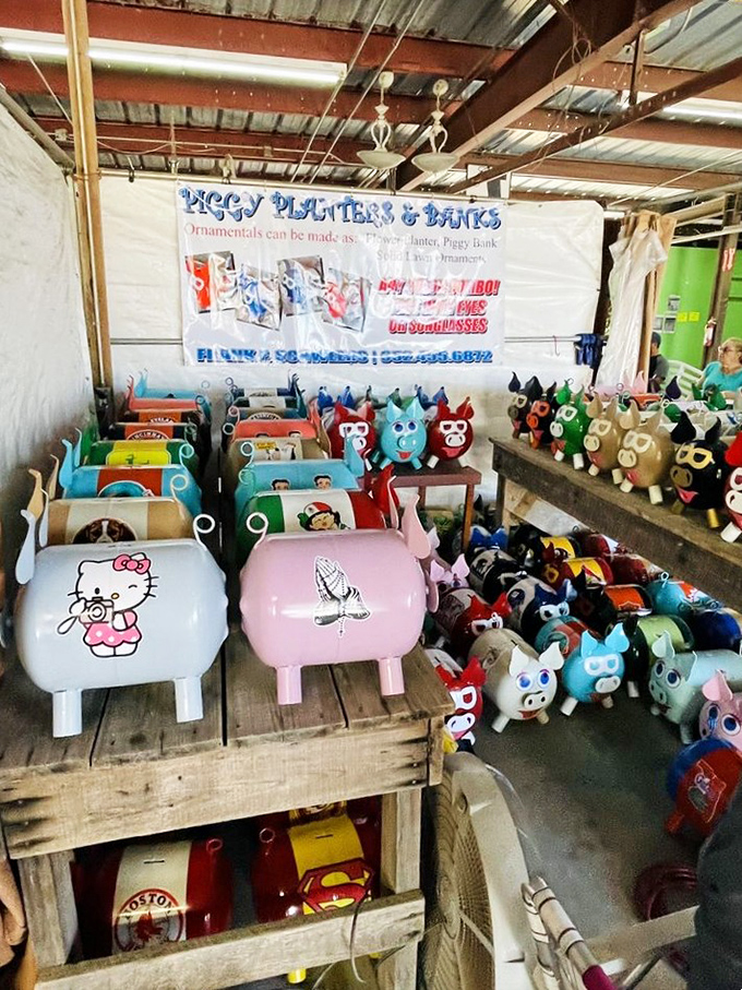 Piggy planters with personality &ndash; because your spare change deserves a home with character, whether it's Hello Kitty or superhero-inspired.