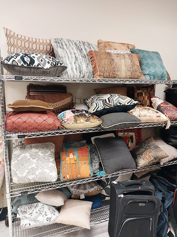 Throw pillows in every pattern imaginable &ndash; your couch's chance at a complete personality makeover.