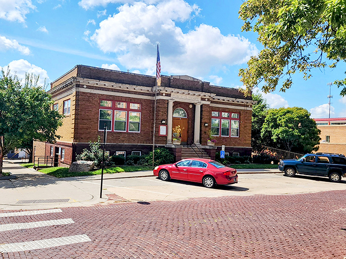 The Plattsmouth Public Library stands as a brick testament to the town's commitment to stories, both those found in books and those created daily on its streets.