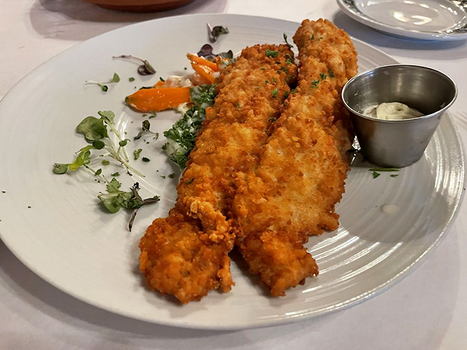 Crispy flounder that could convert even the most devoted meat-and-potatoes person to the seafood side.