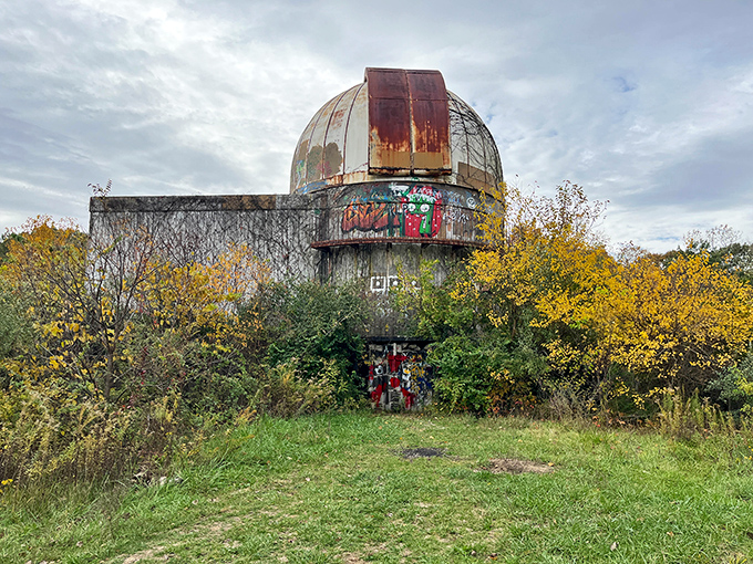 Prairie Observatory standing proud like a monument to Illinois stargazing and scientific curiosity.