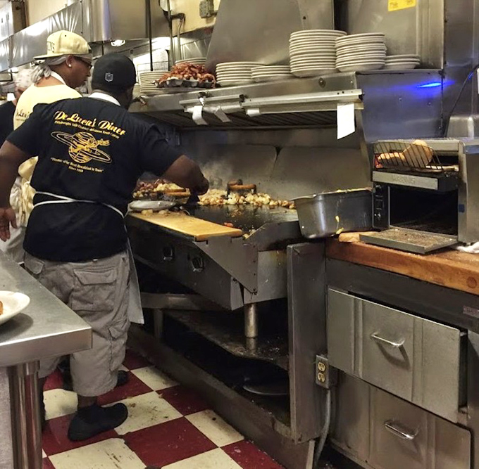 The kitchen ballet in full swing&mdash;where spatulas are extensions of the cooks' hands and breakfast is elevated to performance art.