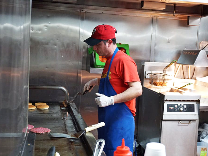 Where the magic happens: Watching these grill masters at work is like seeing a well-rehearsed dance, each movement purposeful and precise.