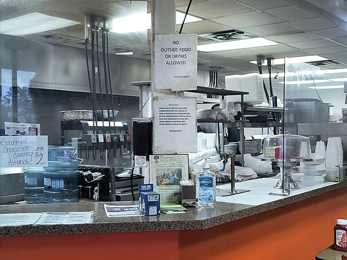 The command center of comfort food. Ray's open kitchen layout lets you witness the breakfast magic as it happens.