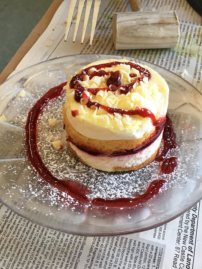 This raspberry lemon drop cake isn't just dessert&mdash;it's the grand finale your taste buds deserve after the seafood symphony.