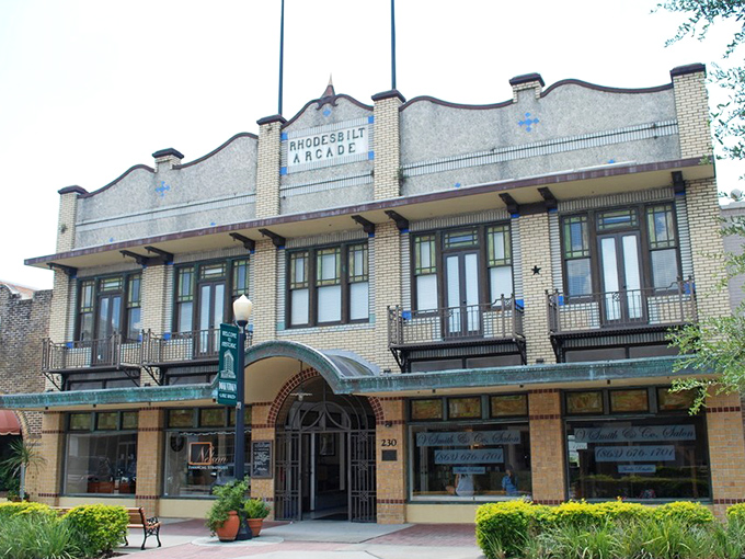 The historic Rhodesbilt Arcade brings old-Florida elegance to downtown shopping, no theme park admission required.