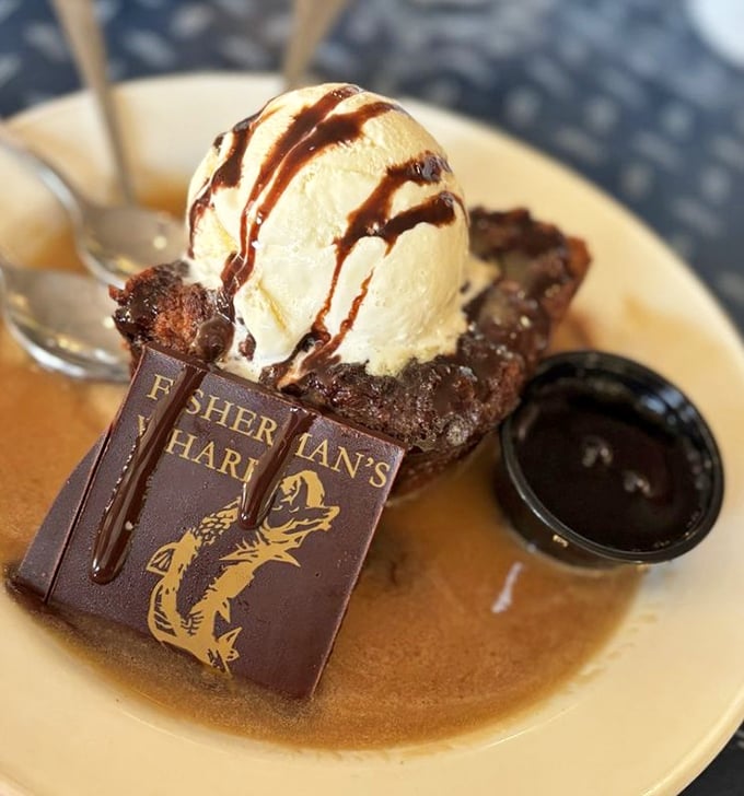 Dessert that doesn't just satisfy your sweet tooth—it throws a party for it. That chocolate decoration isn't just cute; it's deliciously on-theme.