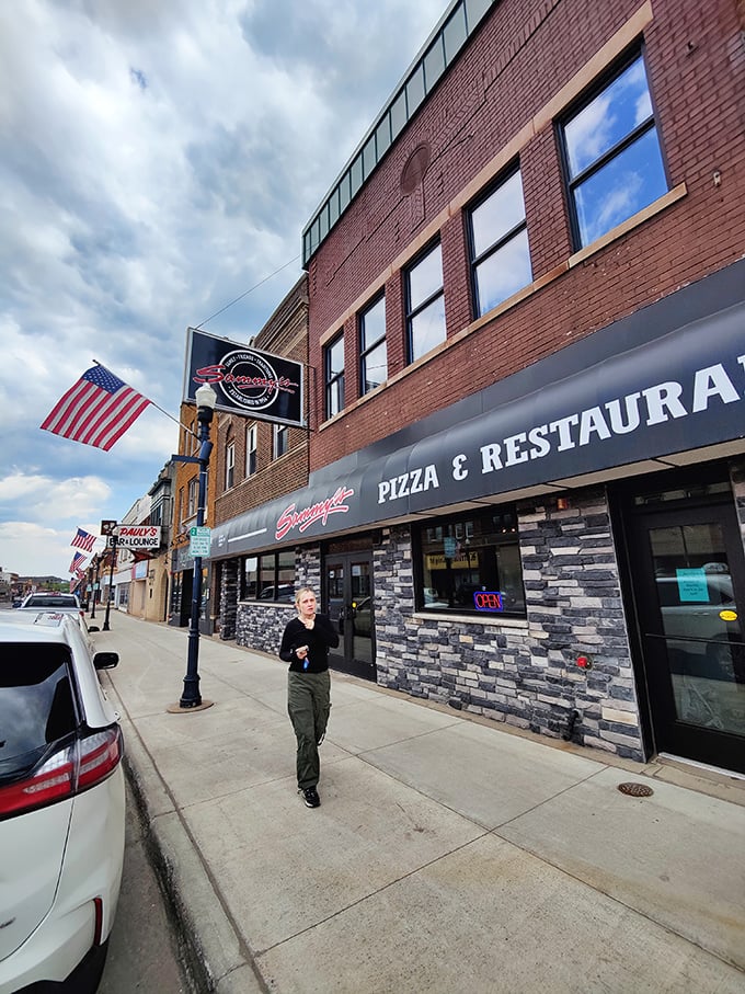 Sammy's Pizza represents Iron Range culinary tradition, where thin-crust perfection has satisfied Hibbing appetites since long before artisanal pizza was trendy.