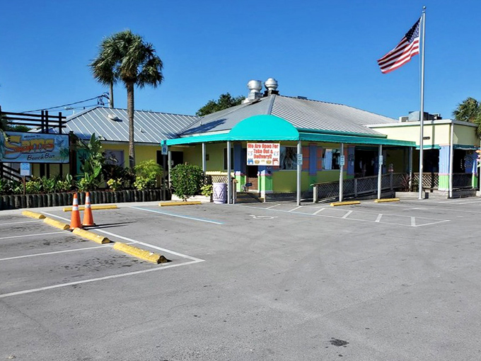 Sam's Beach Bar captures the essence of Florida's laid-back lifestyle&mdash;where flip-flops are formal wear and sunset-watching qualifies as entertainment.
