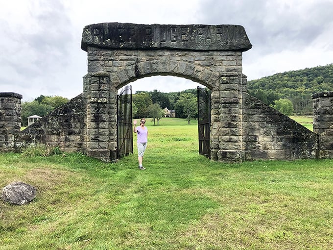 Stone archways like this don't just mark entrances&mdash;they're time machines to an era when craftsmanship mattered and Instagram influencers didn't exist.