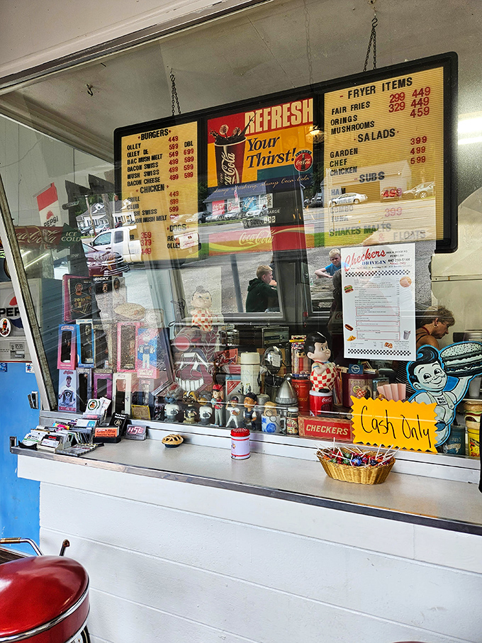 The menu board hangs like a masterpiece in a museum. "Cash Only" isn't a limitation&mdash;it's part of the authentic experience.