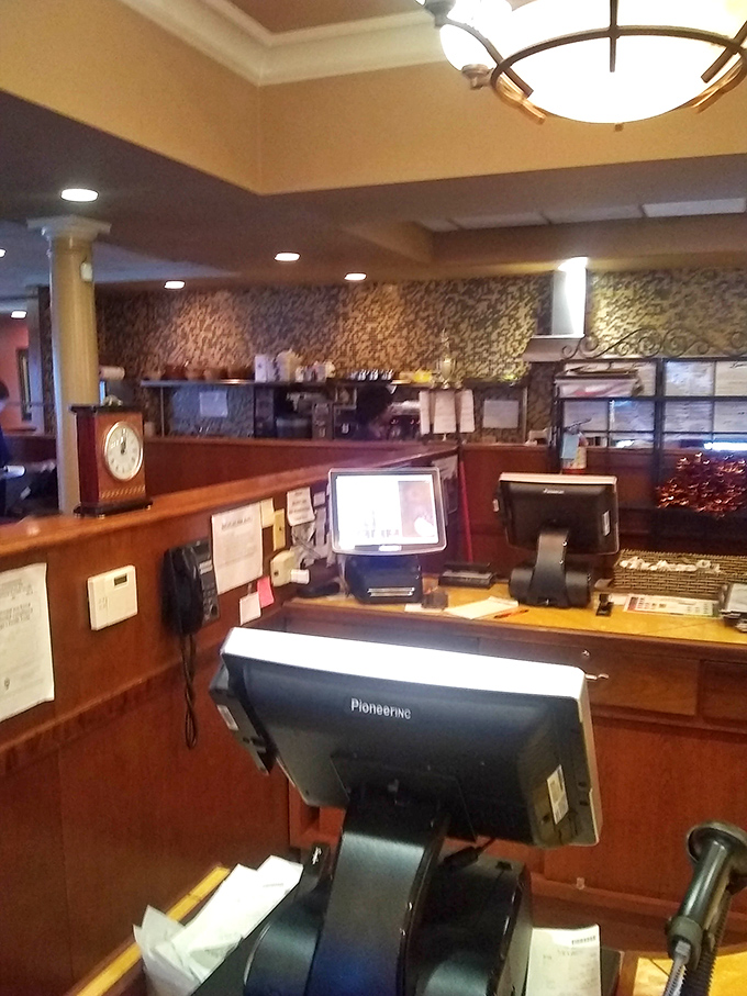 Command central: where orders are processed with the efficiency of air traffic control, but with more syrup involved.