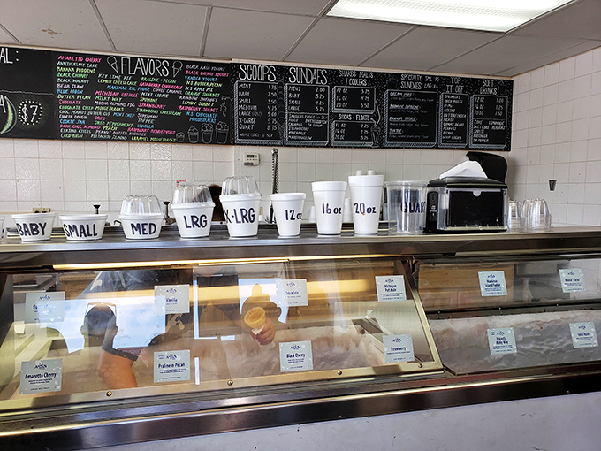 Size matters at Clark's—from "baby" to "large," these cup measurements aren't suggestions, they're challenges worth accepting.